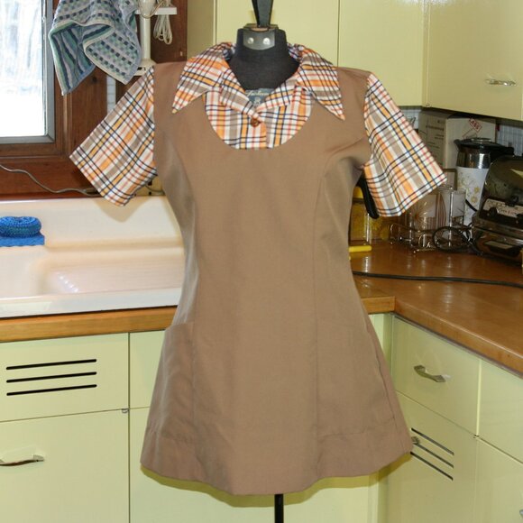Vintage | Tops | Vintage Dinner Waitress Uniform Shirt | Poshmark